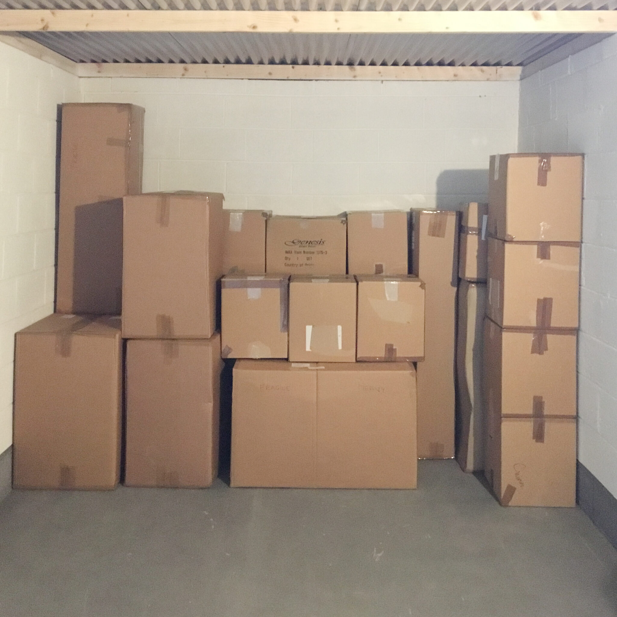 100 Sq Ft Storage Unit €220pm (inc vat) - Staffords Self Storage
